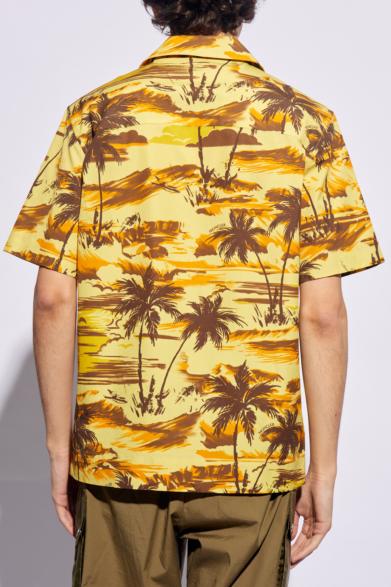 Yellow moncler shirt store